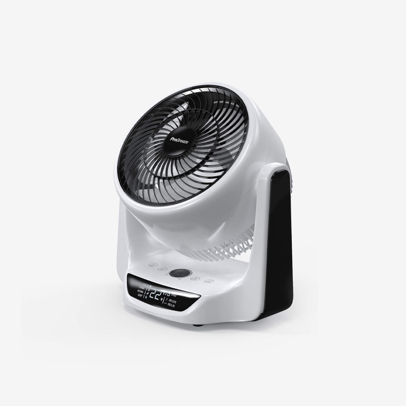10” DC Air Circulator Fan with Automatic Oscillation & Remote Control ...